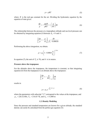 The International Standard Atmosphere (ISA) | PDF