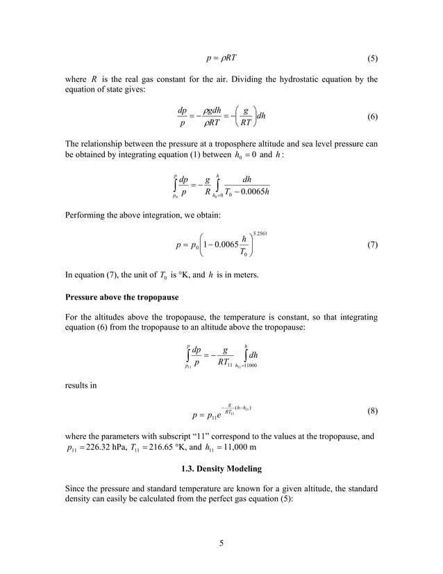 The International Standard Atmosphere (ISA) | PDF