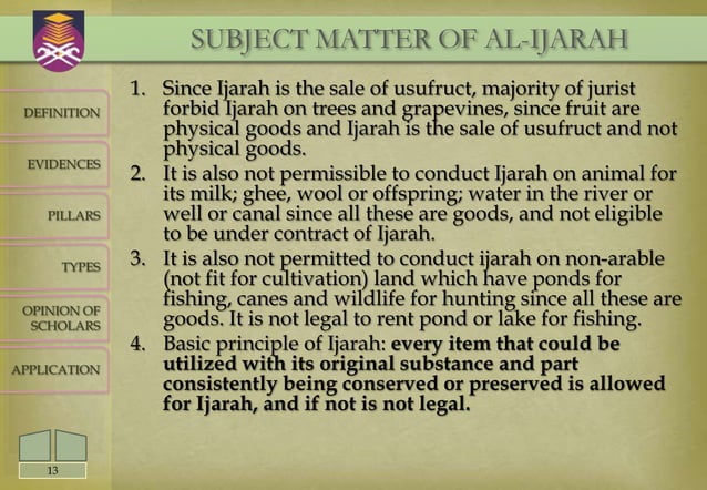 AL-IJARAH | PPTX | Islam | Religion & Spirituality