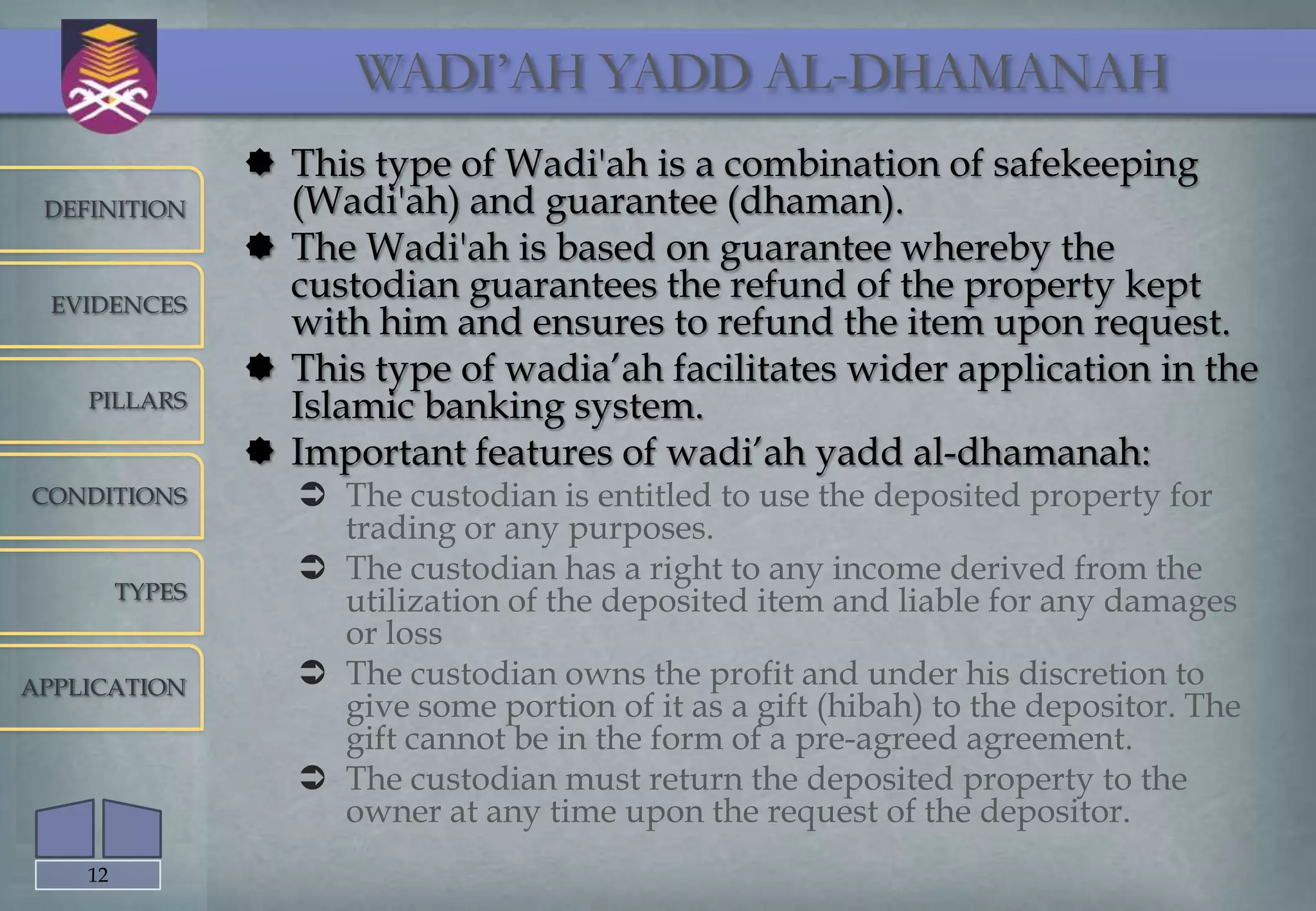 WADI'AH | PPTX