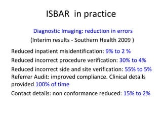 Isbar1 ppt to describe isbar,what is isbar | PPT