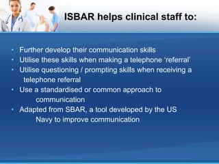 ISBAR a better way to communicate | PPT