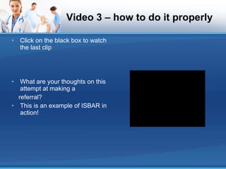ISBAR a better way to communicate | PPT