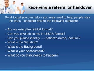 ISBAR a better way to communicate | PPT