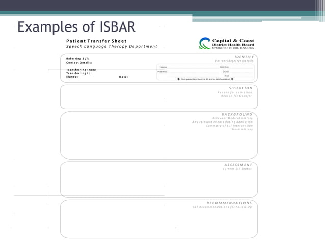 ISBAR Presentation (1) (1).pptx | Healthcare Industry | Industries
