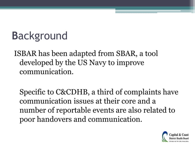 ISBAR Presentation (1) (1).pptx | Healthcare Industry | Industries