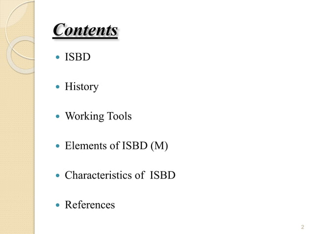 ISBD | PPTX