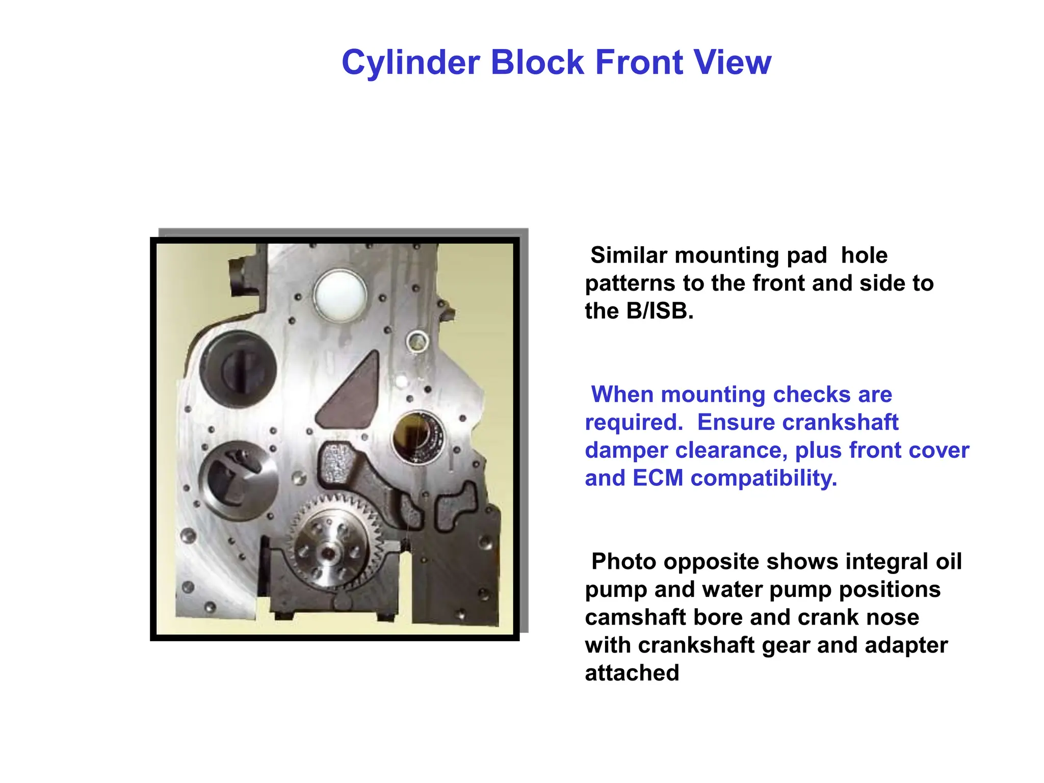 Cummins Engine ISBe Block or Mechanical .ppt