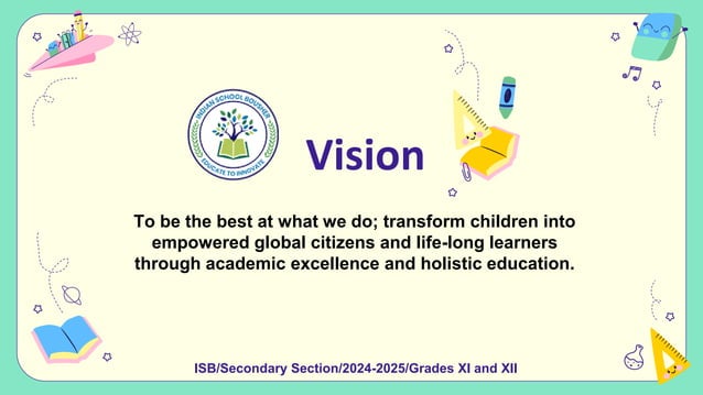 ISB_GRADE_XI_AND_XII_ORIENTATION_PPT AY 2024-2025.pdf | Secondary ...
