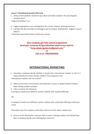 Isbm solved assignments 2015 2 | PDF