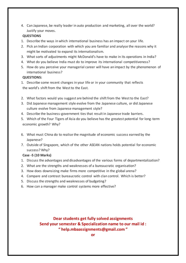 Isbm solved assignments 2015 2 | PDF
