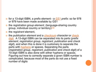 International Standard Book Number | PPTX