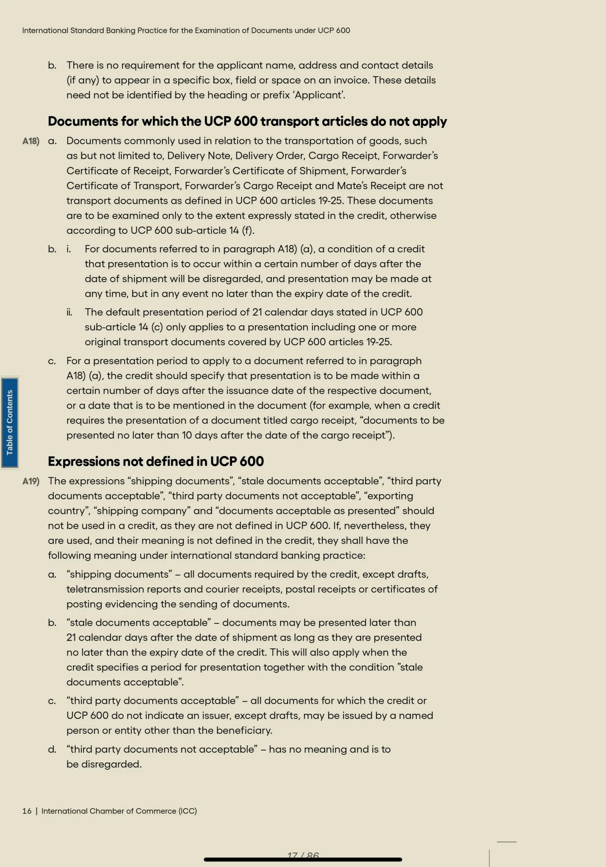 ISBP 821 - UCP 600 - ed).pdf banking standards | PDF