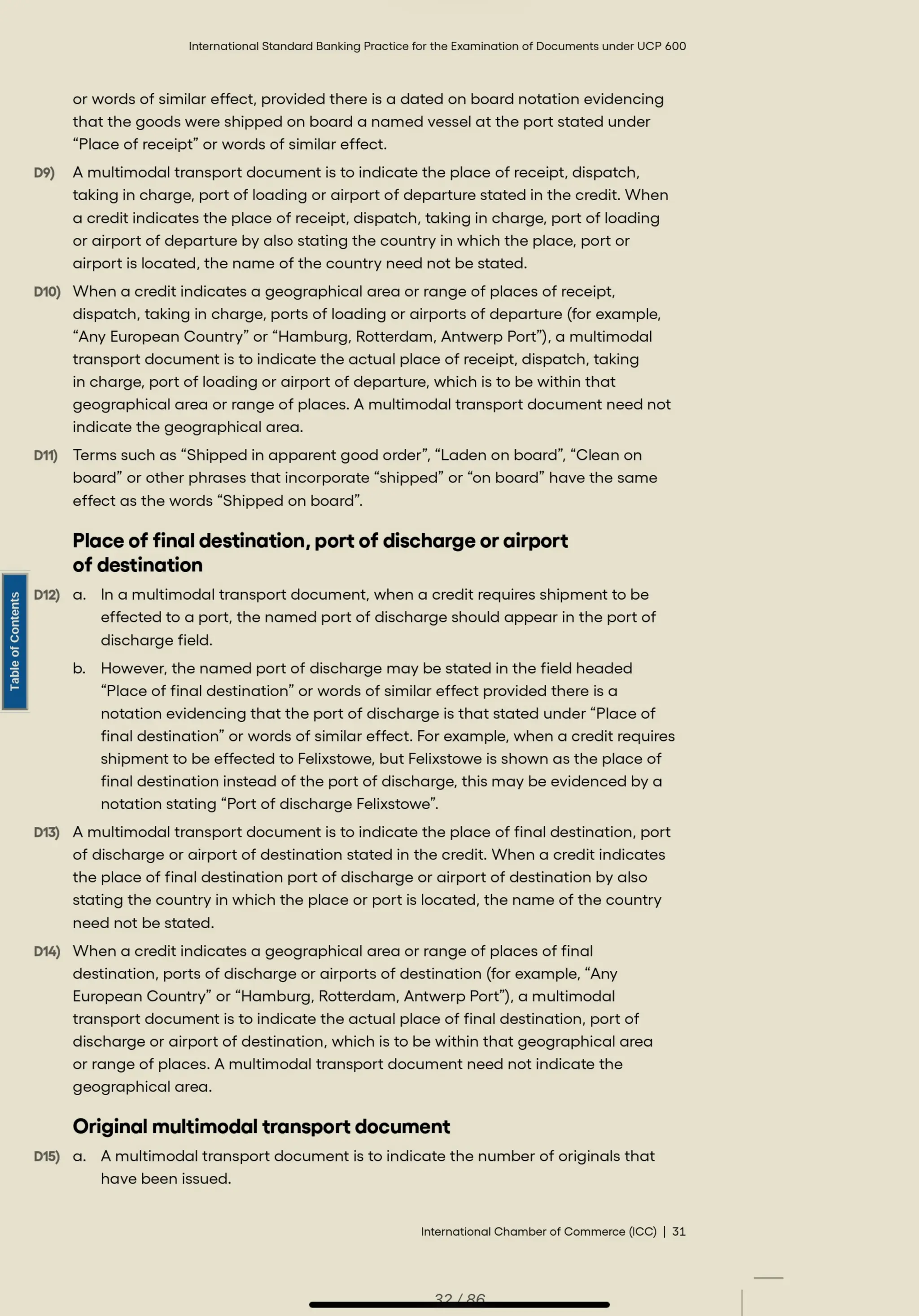 ISBP 821 - UCP 600 - ed).pdf banking standards | PDF