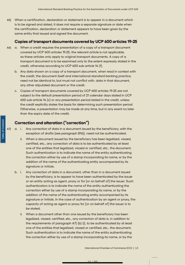 ISBP 821 - UCP 600 - ed).pdf banking standards | PDF