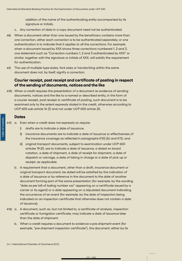 ISBP 821 - UCP 600 - ed).pdf banking standards | PDF