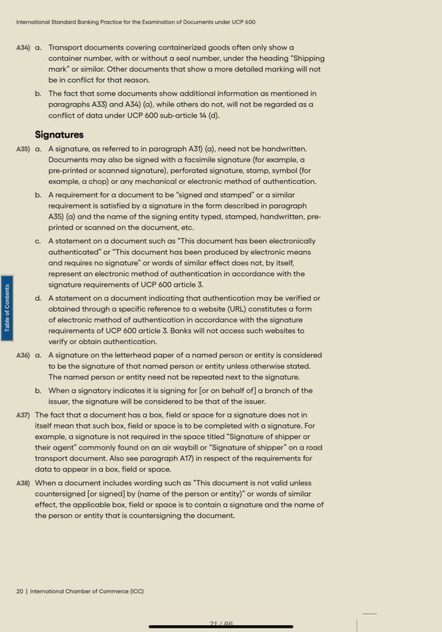 ISBP 821 - UCP 600 - ed).pdf banking standards | PDF
