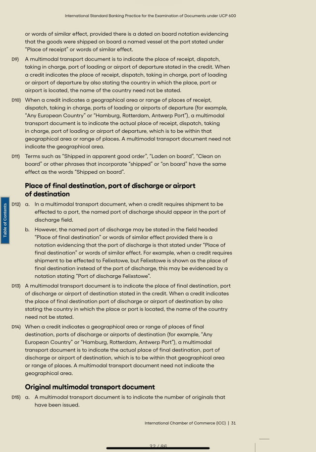 ISBP 821 - UCP 600 - ed).pdf banking standards | PDF