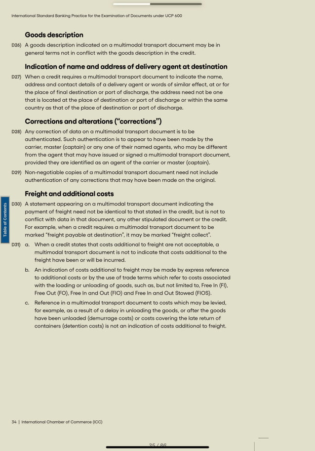 ISBP 821 - UCP 600 - ed).pdf banking standards | PDF