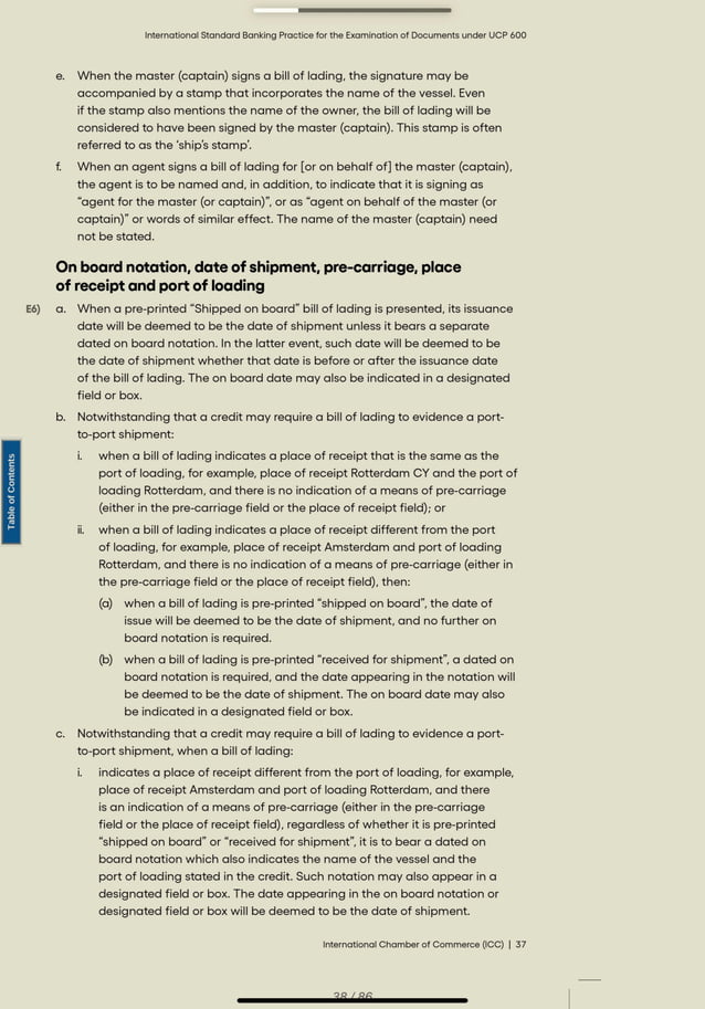 ISBP 821 - UCP 600 - ed).pdf banking standards | PDF