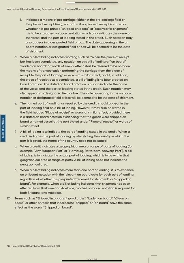 ISBP 821 - UCP 600 - ed).pdf banking standards | PDF