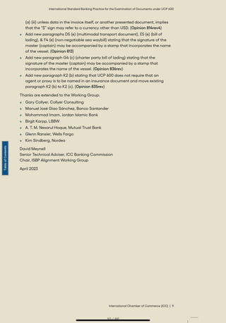 ISBP 821 - UCP 600 - ed).pdf banking standards | PDF