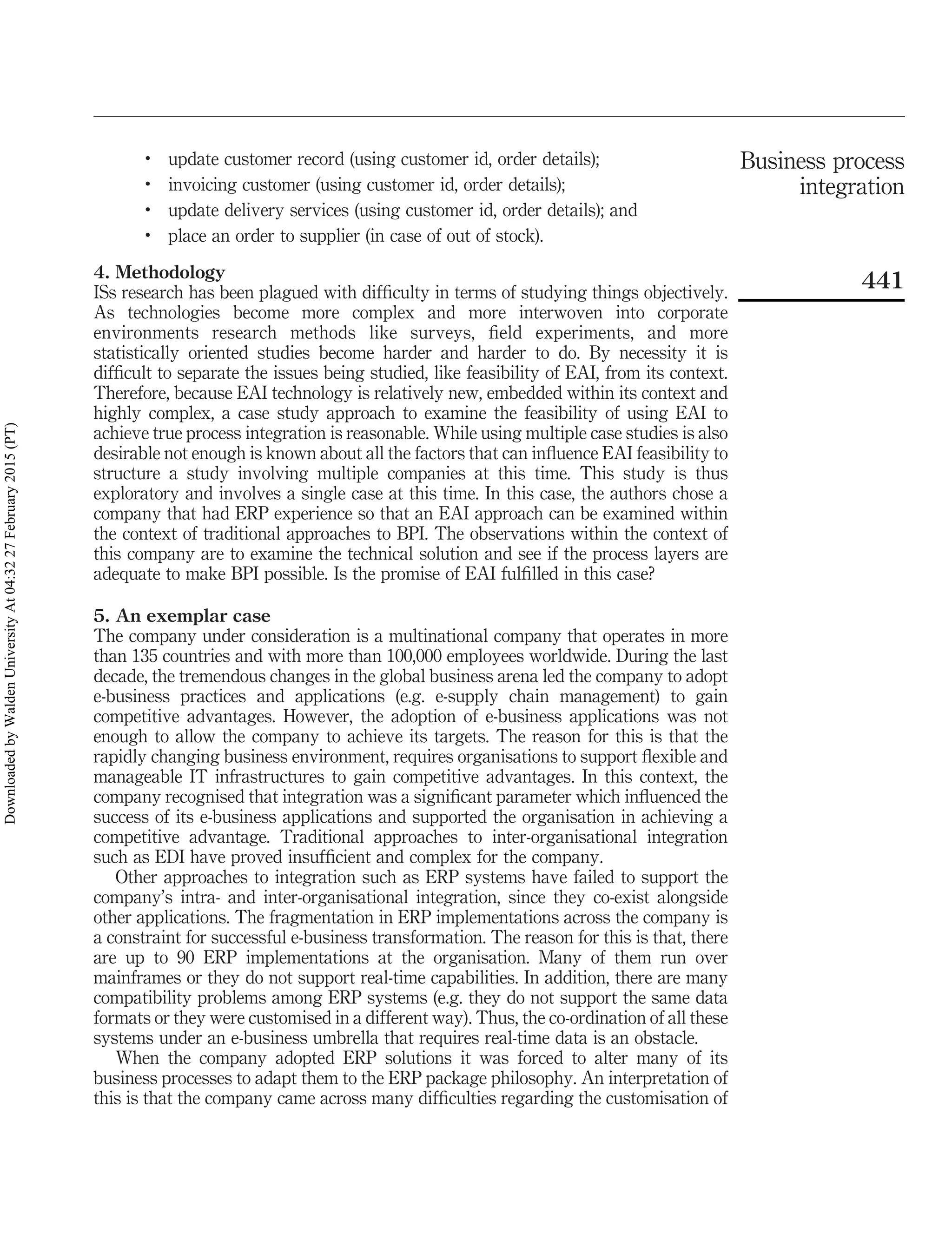 Is business process integration | PDF