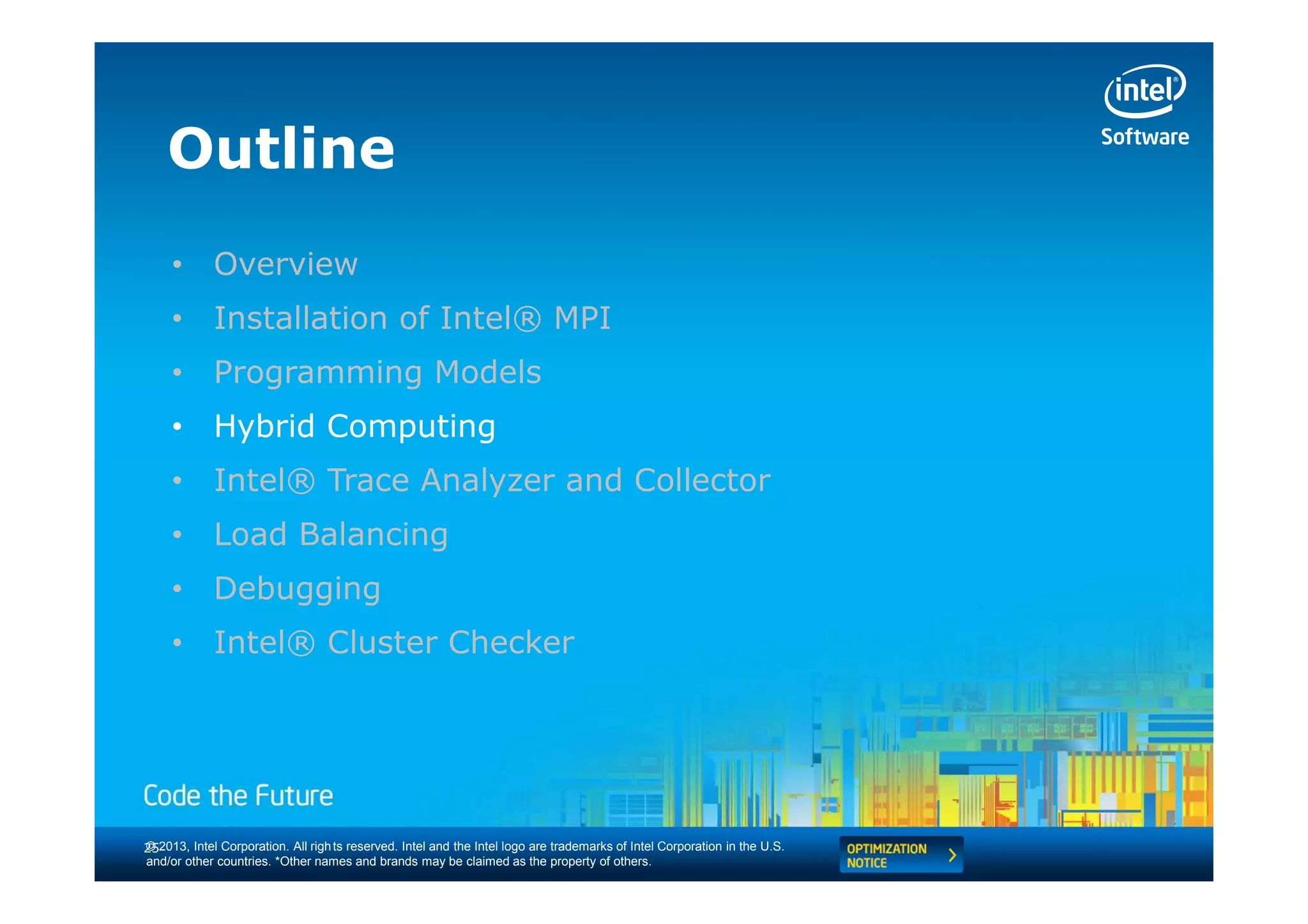 Intel® Trace Analyzer e Collector (ITAC) - Intel Software Conference 2013 | PDF | Operating ...