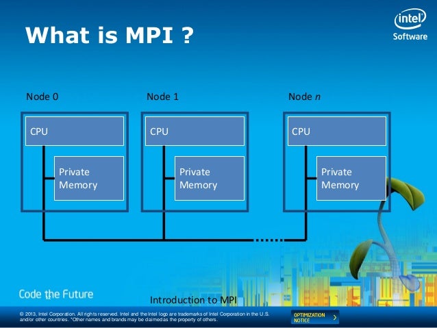 Intel® Mpi Library E Openmp Intel Software Conference 2013 