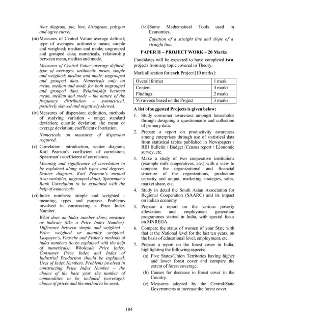 Isc Economics 856 Class Xi And Xii Pptx