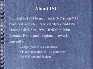 PLNOG 4: Paul Vixie - ISC Services at PLIX | PDF | Internet | Computing