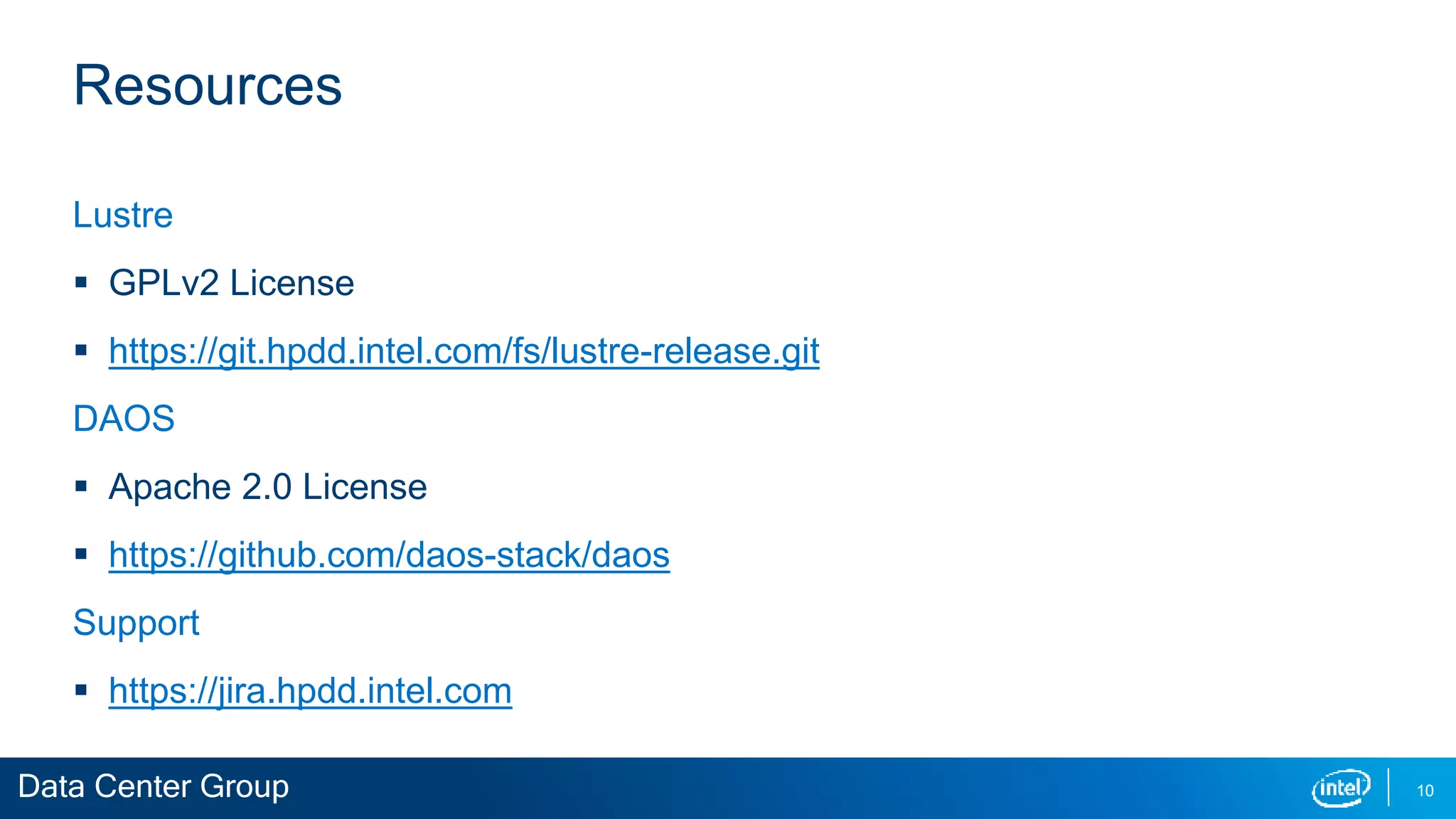 Data-Intensive Workflows with DAOS | PPTX