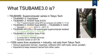 Introducing Container Technology to TSUBAME3.0 Supercomputer | PPT