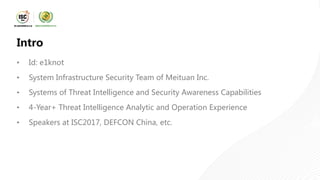Threat Intelligence Ops In-Depth at Massive Enterprise | PPT