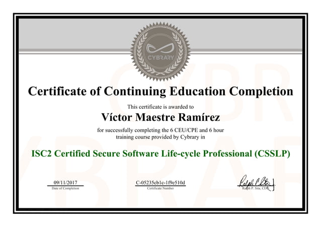 ISC2 Certified Secure Software Life Cycle Professional (CCSLP) | PDF