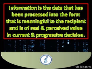 Information System Concepts - Basics | PPT