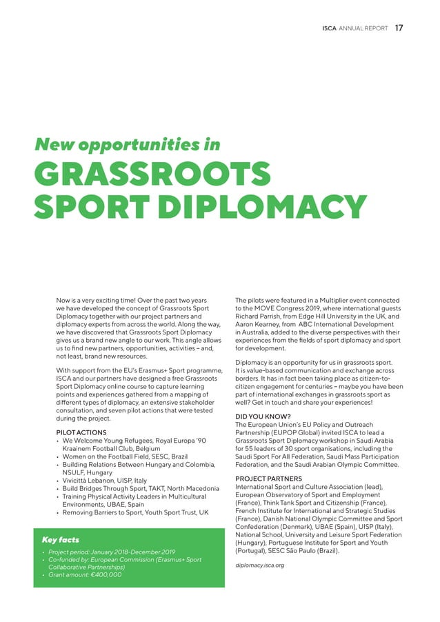 ISCA Annual Report 2019 | PDF