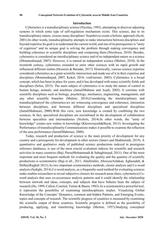 Isc scientometrics system for evaluating research | PDF