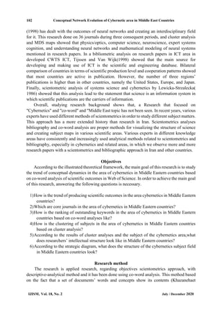 Isc scientometrics system for evaluating research | PDF