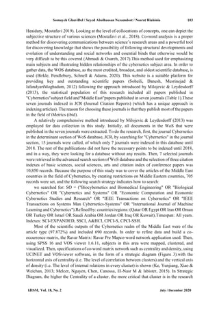 Isc scientometrics system for evaluating research | PDF