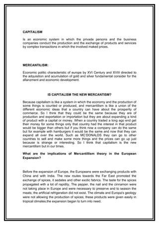 Is Capitalism The New Mercantism (4) | DOC