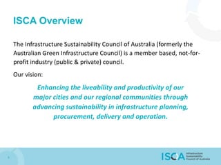 SMART Seminar: Infrastructure Sustainability and the IS Scheme | PPTX