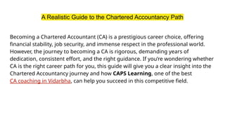 Is CA Right for You? A Realistic Guide to the Chartered Accountancy ...