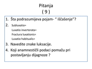 Iscasenje zglobova | PPTX
