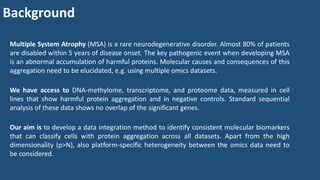 Omics data integration for MSA | International Society for Clinical ...