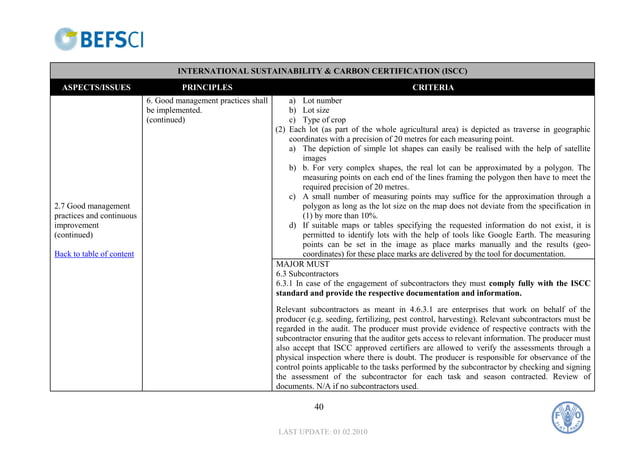 Iscc | PDF | Agriculture | Industries