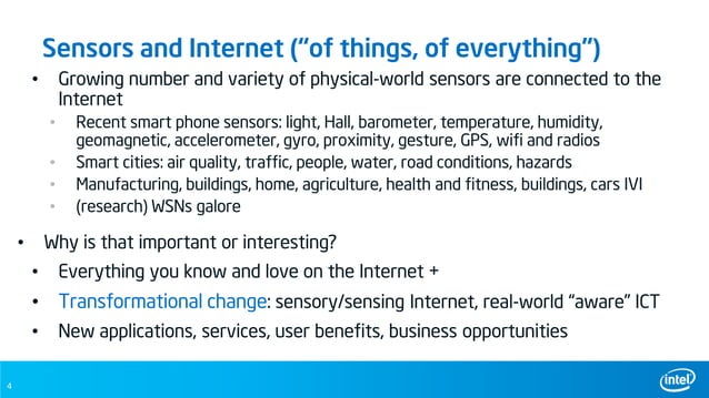 ISCC 2013 keynote "Pervasive Sensing and IoT Cooking Recipe: Just add ...