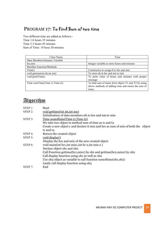 Isc computer project final upload last | PDF