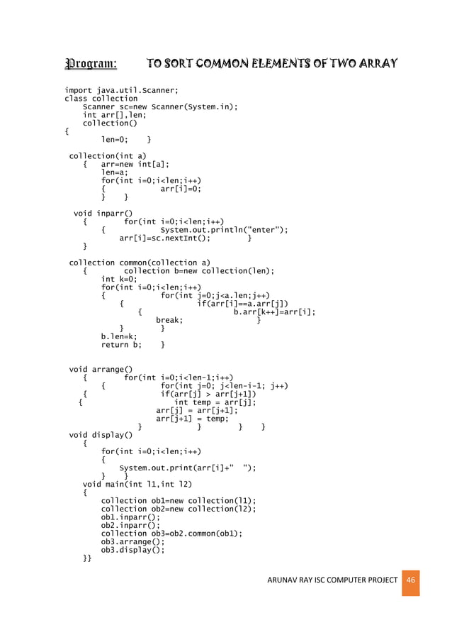 Isc computer project final upload last | PDF