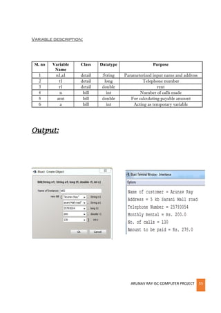 Isc computer project final upload last | PDF